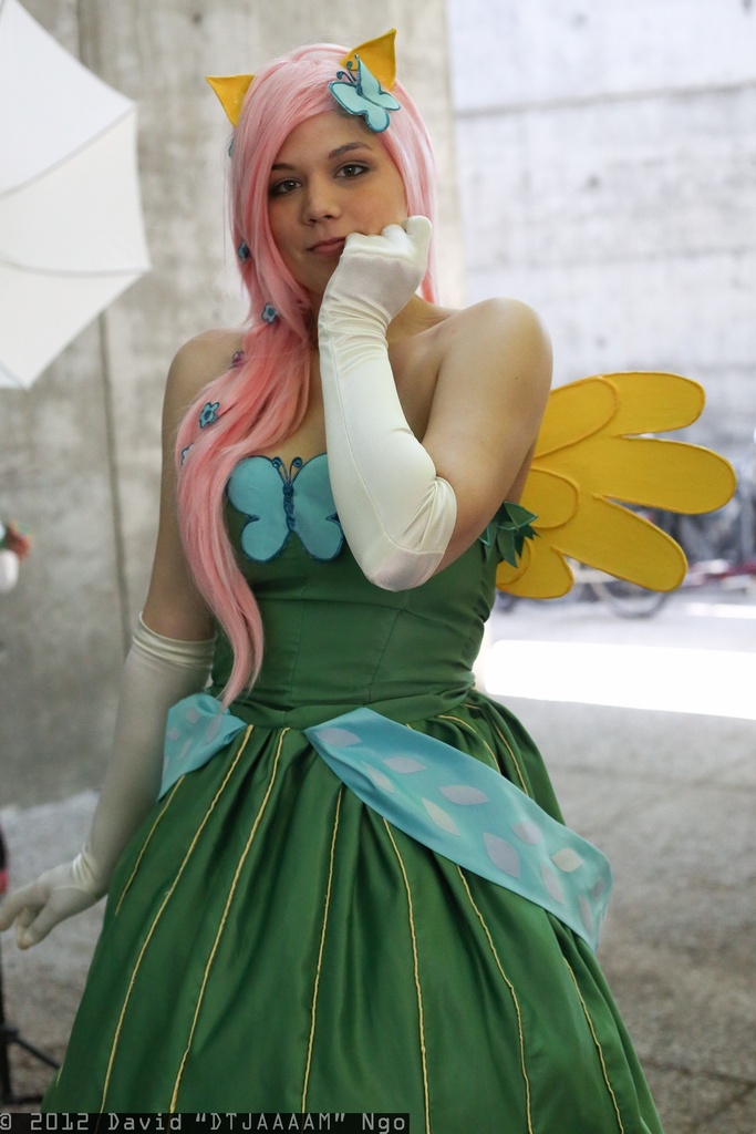 #452715 - safe, artist:ringo-chu, fluttershy, human, clothes, cosplay ...