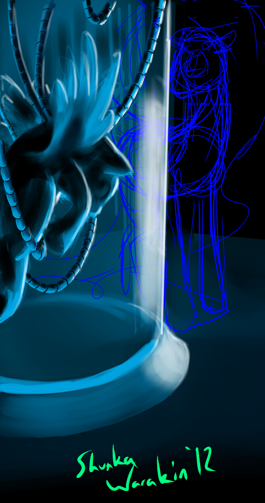 #453270 - safe, artist:shunka warakin, pegasus, pony, jar, vat, wip ...