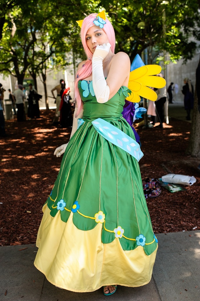 #453431 - safe, artist:ringo-chu, fluttershy, human, g4, clothes ...