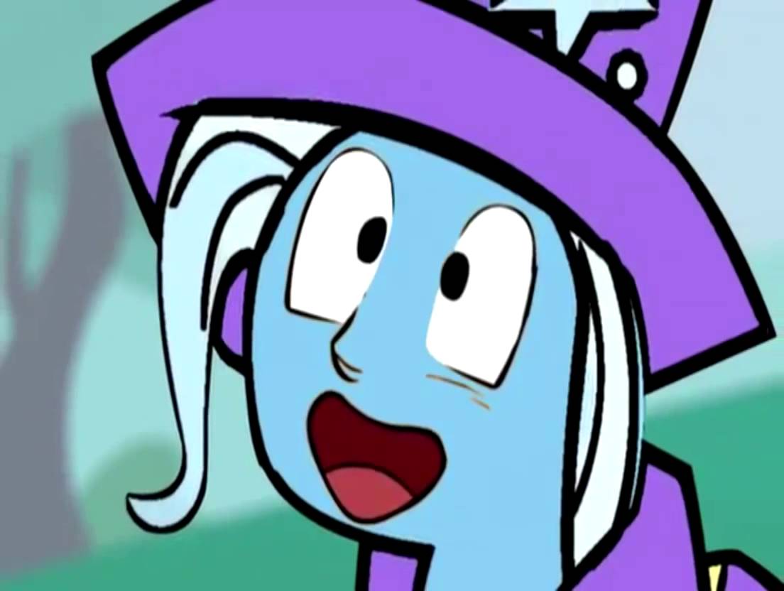#453454 - safe, artist:adecoy95, screencap, trixie, pony, unicorn ...