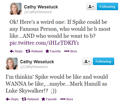 #453783 - safe, spike, g4, cathy weseluck, text, twitter - Derpibooru