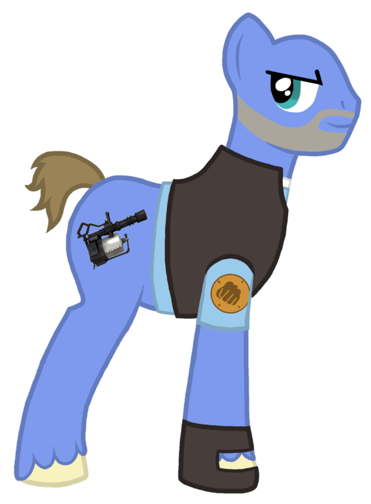 #455457 - safe, artist:thacrazeddoktor, pony, fanfic, heavy (tf2 ...