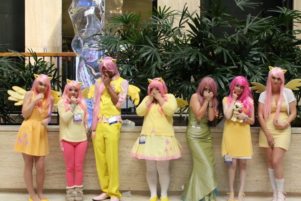 #440427 - artist needed, safe, fluttershy, human, anime weekend atlanta ...