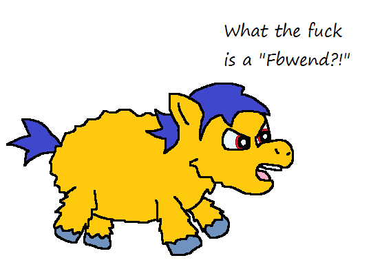 #440656 - safe, fluffy pony, angry, solo, vulgar - Derpibooru