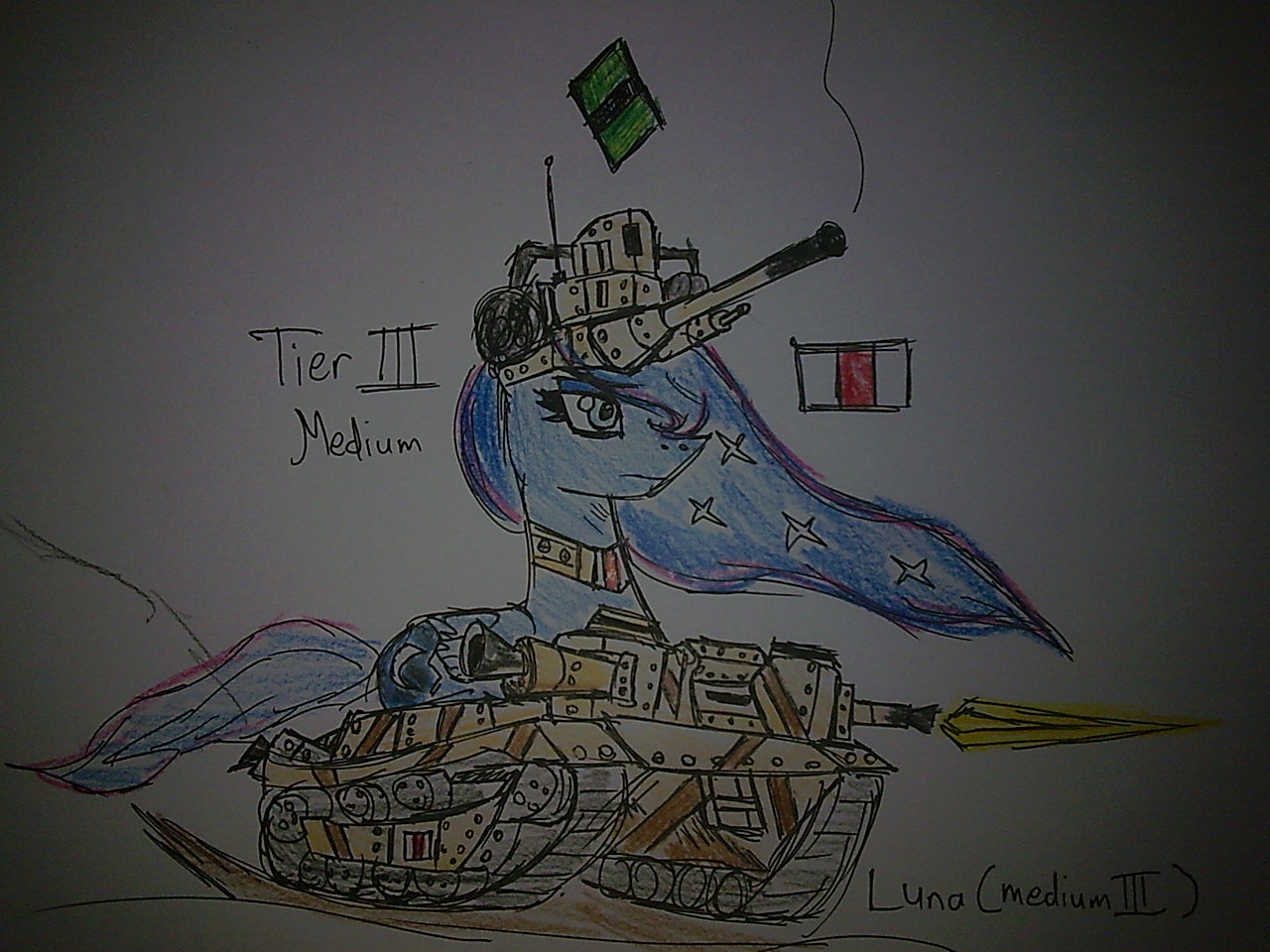 #441588 - safe, artist:lawrencexviii, princess luna, tank pony, female ...