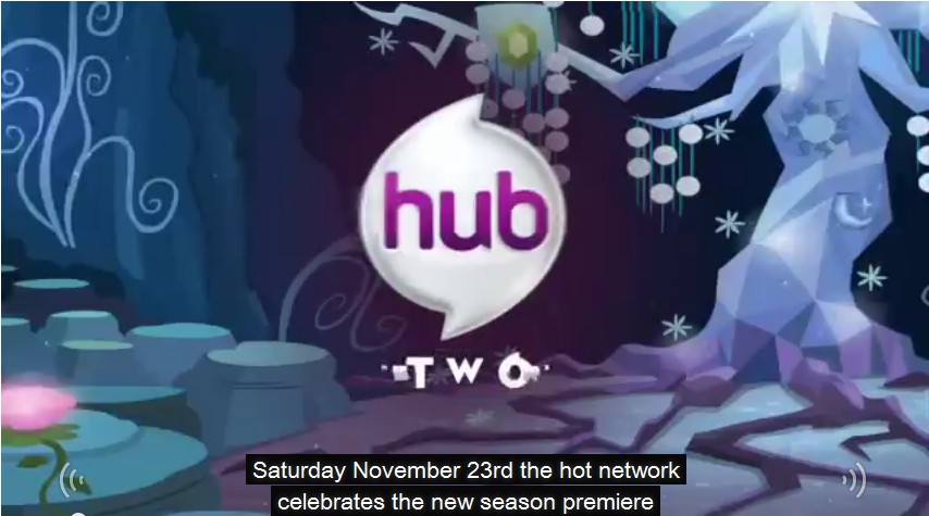 #469207 - safe, screencap, g4, hub logo, meme, youtube caption - Derpibooru