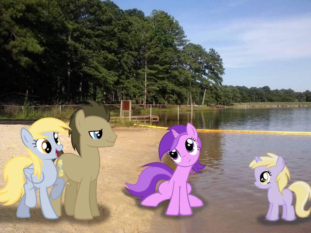 #470094 - safe, artist:tokkazutara1164, amethyst star, derpy hooves ...