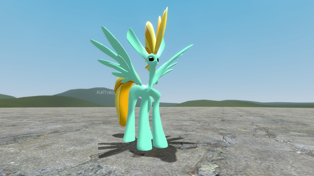 #471977 - safe, artist:great-5, lightning dust, eevee, 3d, eeveelution ...