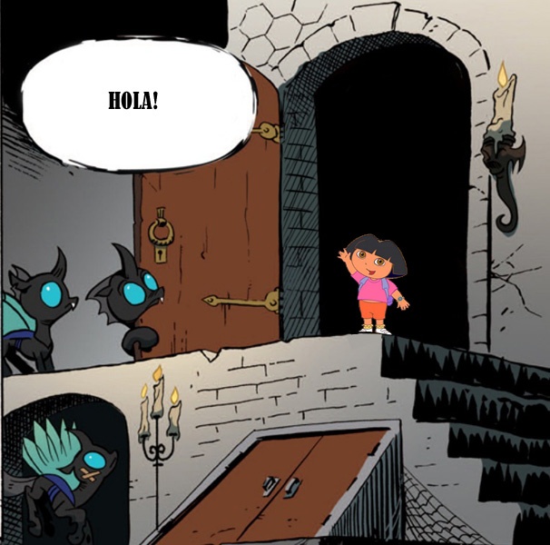 #472859 - safe, idw, changeling, human, g4, backpack, backpack (dora ...