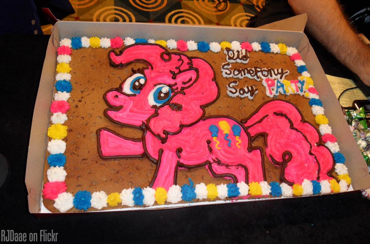 #463782 - safe, pinkie pie, g4, cake, food, irl, photo, solo - Derpibooru