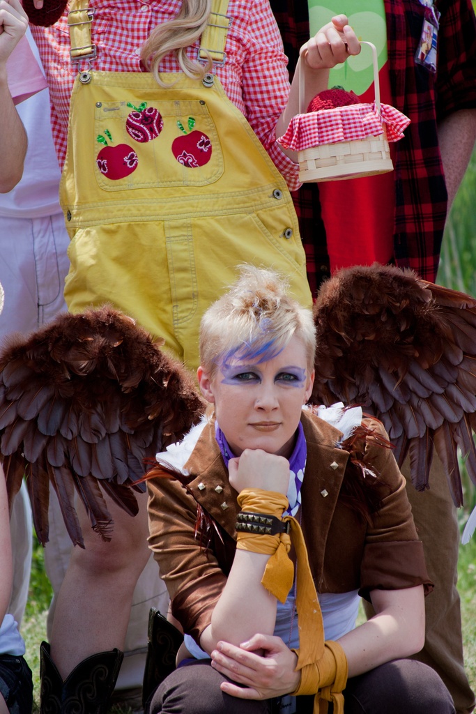 #464944 - safe, artist:kudrel-cosplay, gilda, human, g4, anime north ...