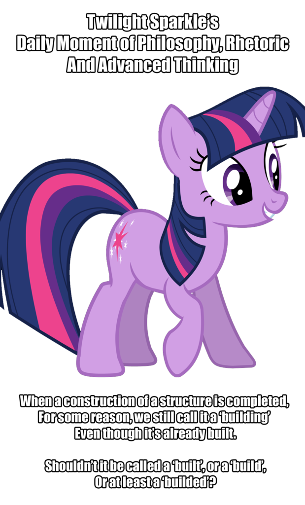 #465409 - safe, artist:greyone, twilight sparkle, builded, building, female, higher logic, image ...