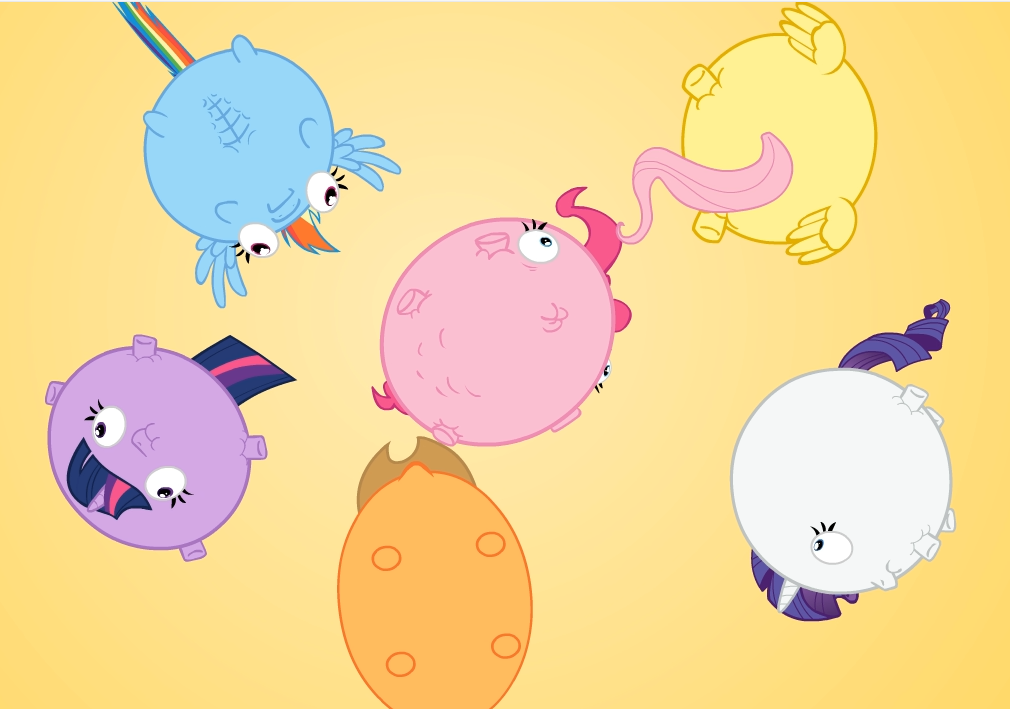 #466822 - safe, artist:tiarawhy, applejack, fluttershy, pinkie pie ...