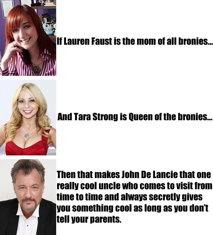 #467681 - safe, brony queen, john de lancie, lauren faust, meta, tara ...