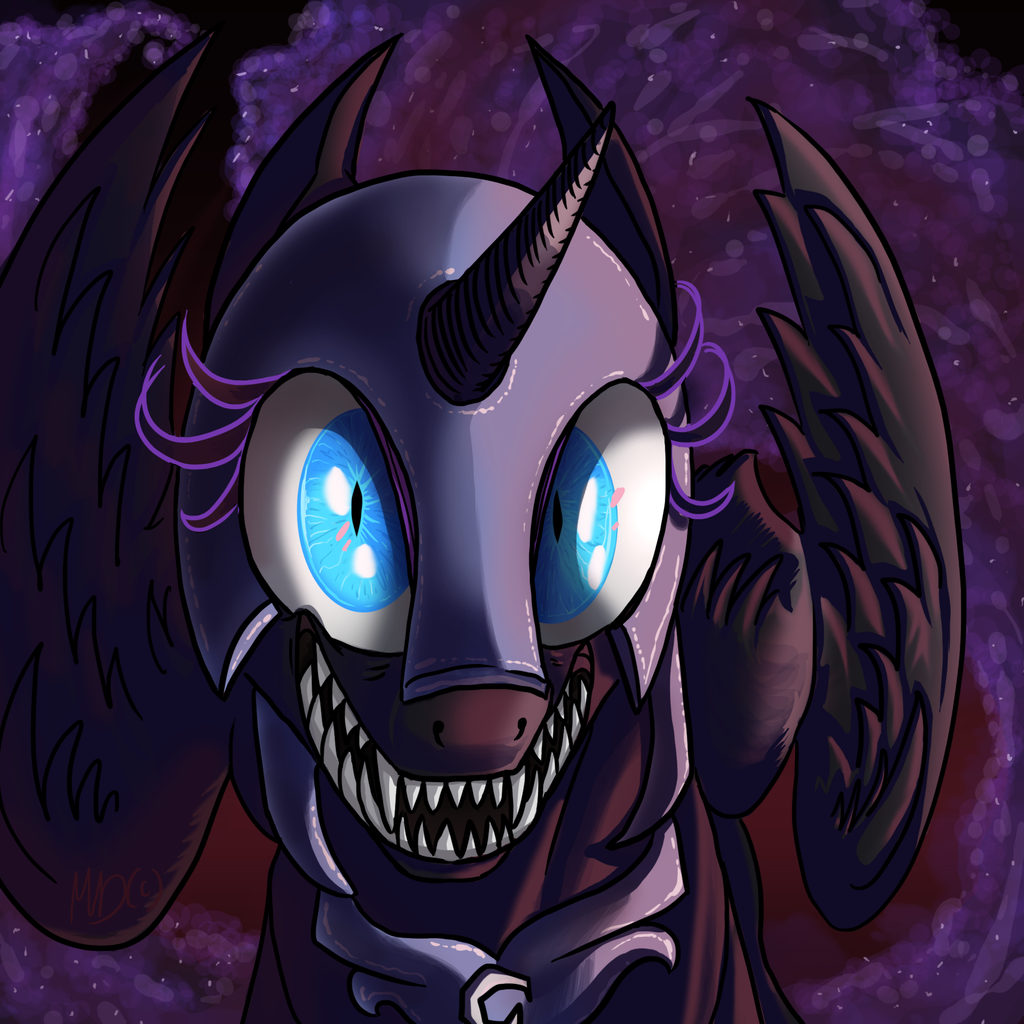 #486589 - semi-grimdark, artist:gonedreamer, nightmare moon, alicorn ...