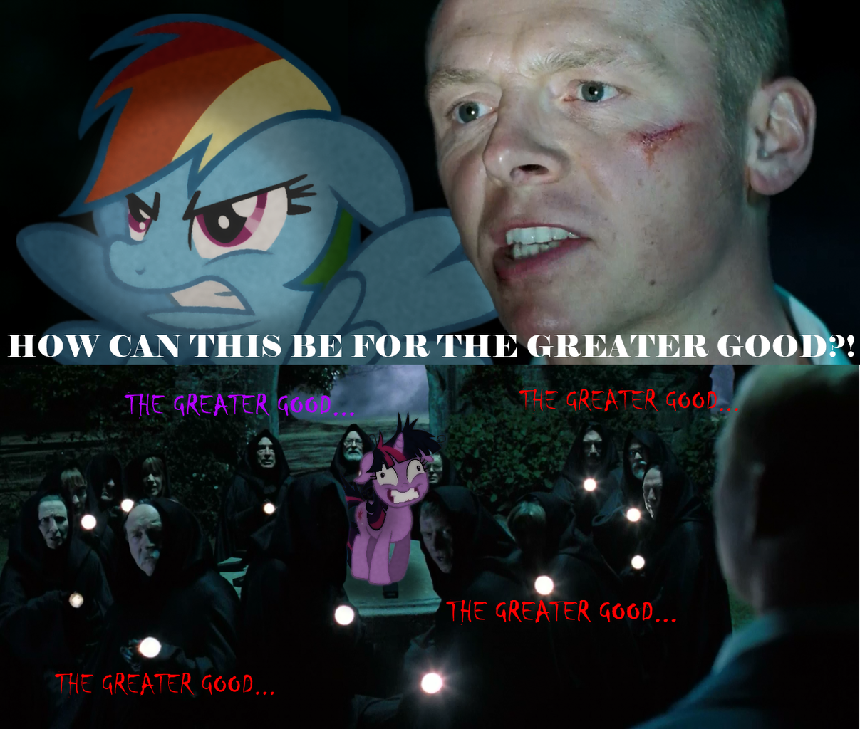#486976 - semi-grimdark, edit, rainbow dash, twilight sparkle, g4, hot ...