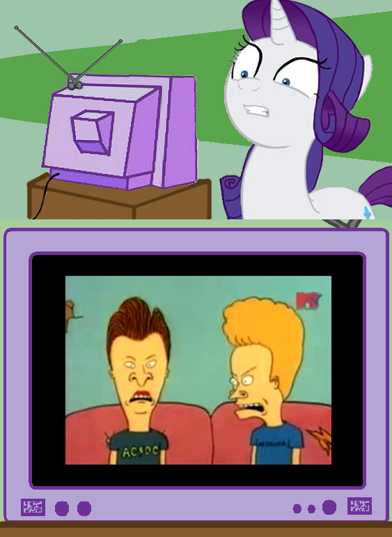 #494261 - safe, rarity, beavis and butthead, disturbed rarity ...