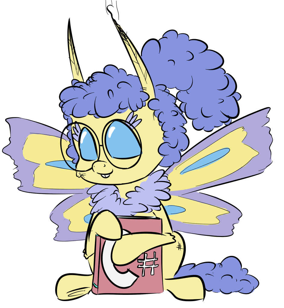 #495087 - safe, artist:nobody, oc, oc only, mothpony, original species ...