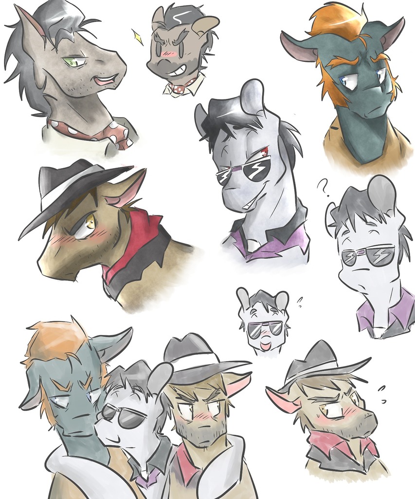 #495238 - safe, artist:cleppyclep, biff, doctor caballeron, rogue (g4 ...