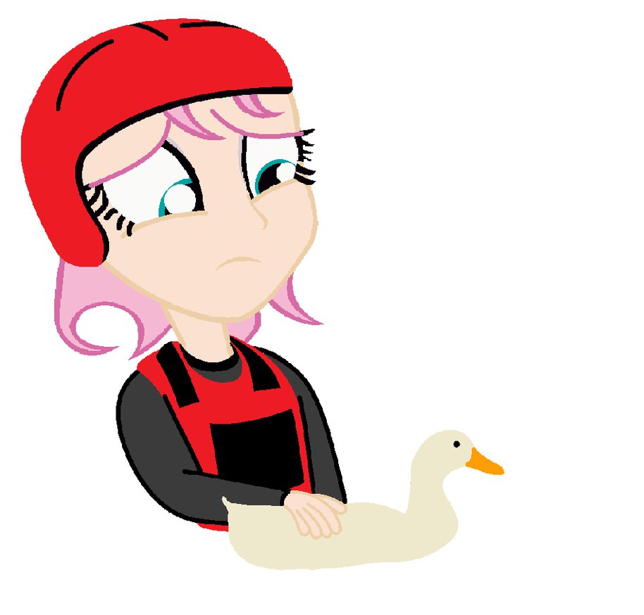 #496211 - safe, artist:garretthegarret, fluttershy, duck, human, g4 ...