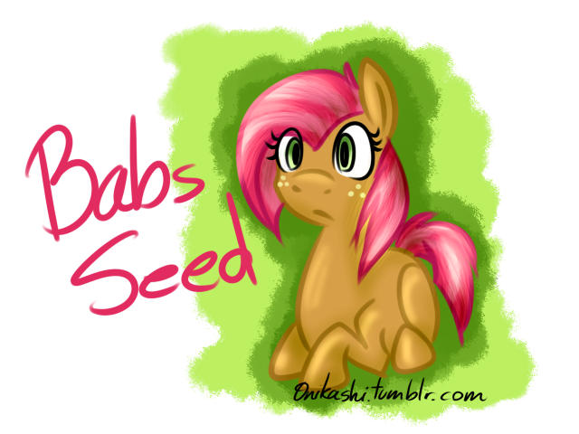 #496515 - safe, artist:onikashi, babs seed, g4, 30 minute art challenge ...