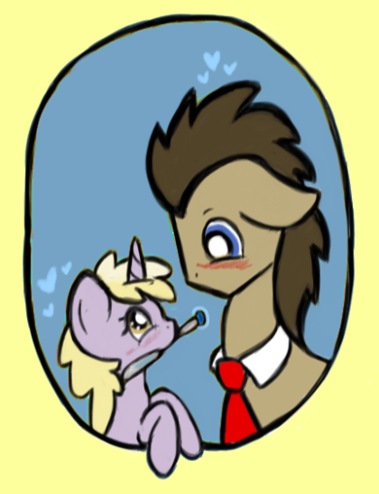 #497625 - safe, artist:perseveringrose, dinky hooves, doctor whooves ...