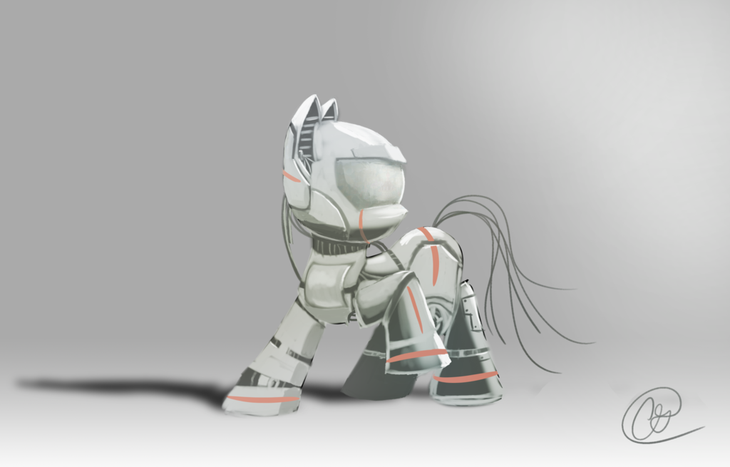 #501409 - dead source, safe, artist:php38, oc, oc only, pony, robot ...