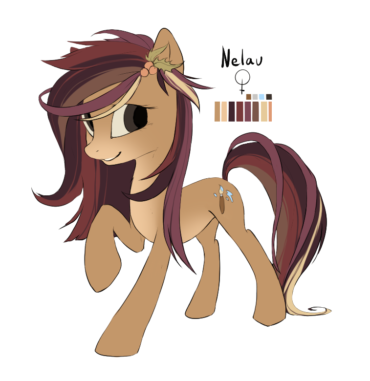 #487900 - safe, artist:hioshiru, oc, oc only, oc:nelau, pale belly ...