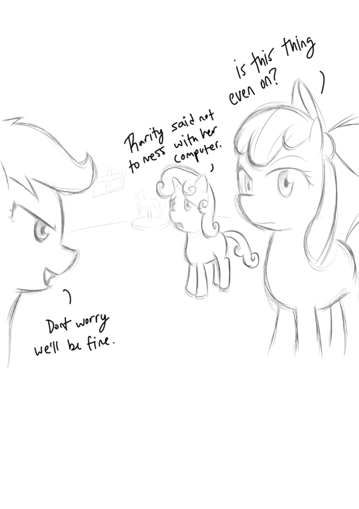 #502725 - safe, artist:starykrow, apple bloom, scootaloo, sweetie belle ...