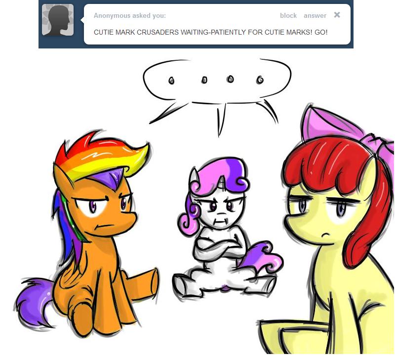 #502832 - safe, artist:starykrow, apple bloom, scootaloo, sweetie belle ...