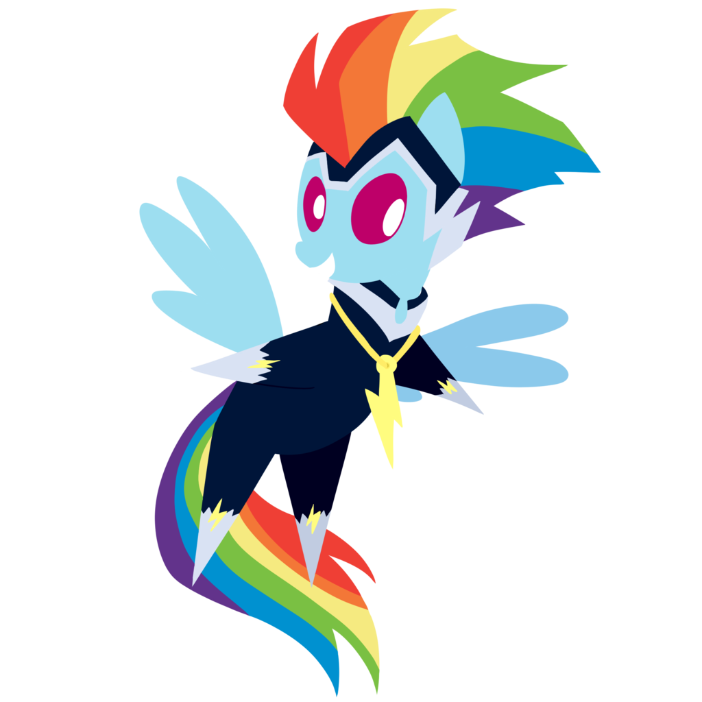 #503831 - safe, artist:dragonfoorm, rainbow dash, zapp, power ponies ...