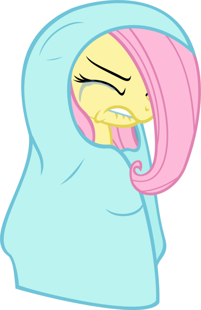 #505112 - safe, artist:zacatron94, fluttershy, g4, blanket, crying ...