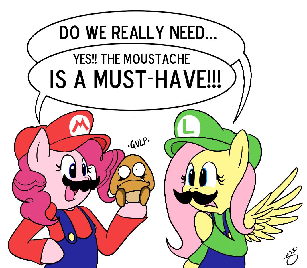 Luigi And Fluttershy