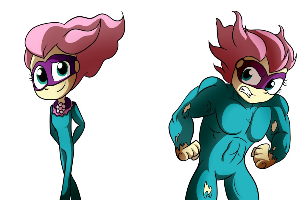 #506836 - safe, artist:fj-c, fluttershy, saddle rager, equestria girls ...