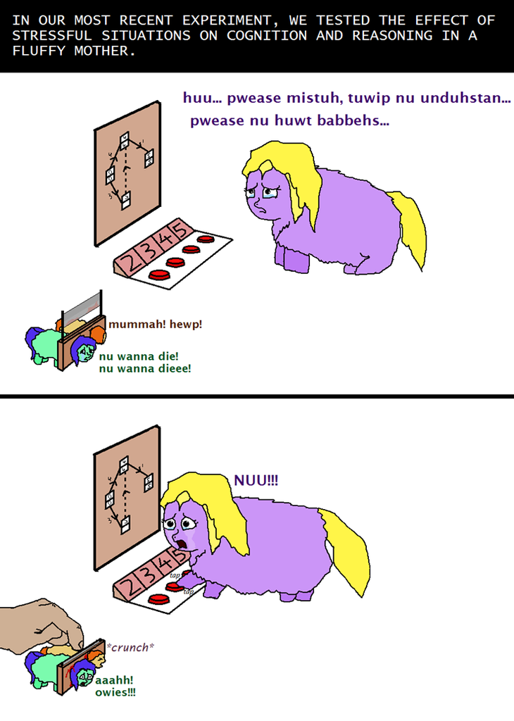 #507848 - grimdark, grotesque, artist:roufe, fluffy pony, blood, comic ...