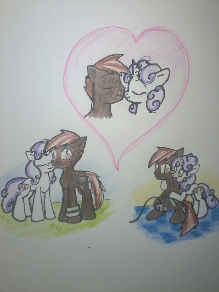 #508077 - safe, artist:fergarcia220, button mash, sweetie belle, g4 ...