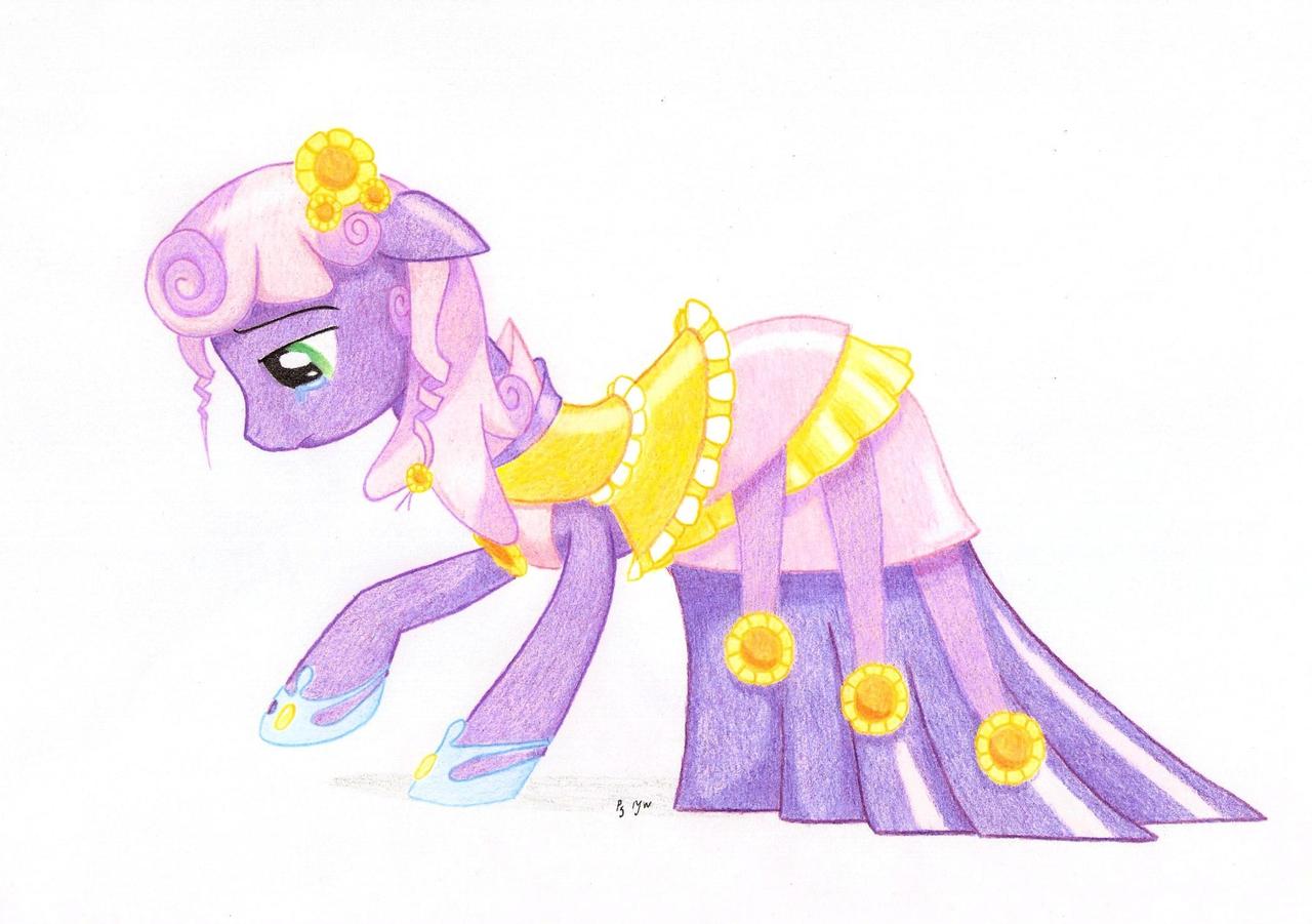 #509279 - safe, artist:philo5, cheerilee, g4, clothes, crying, dress ...