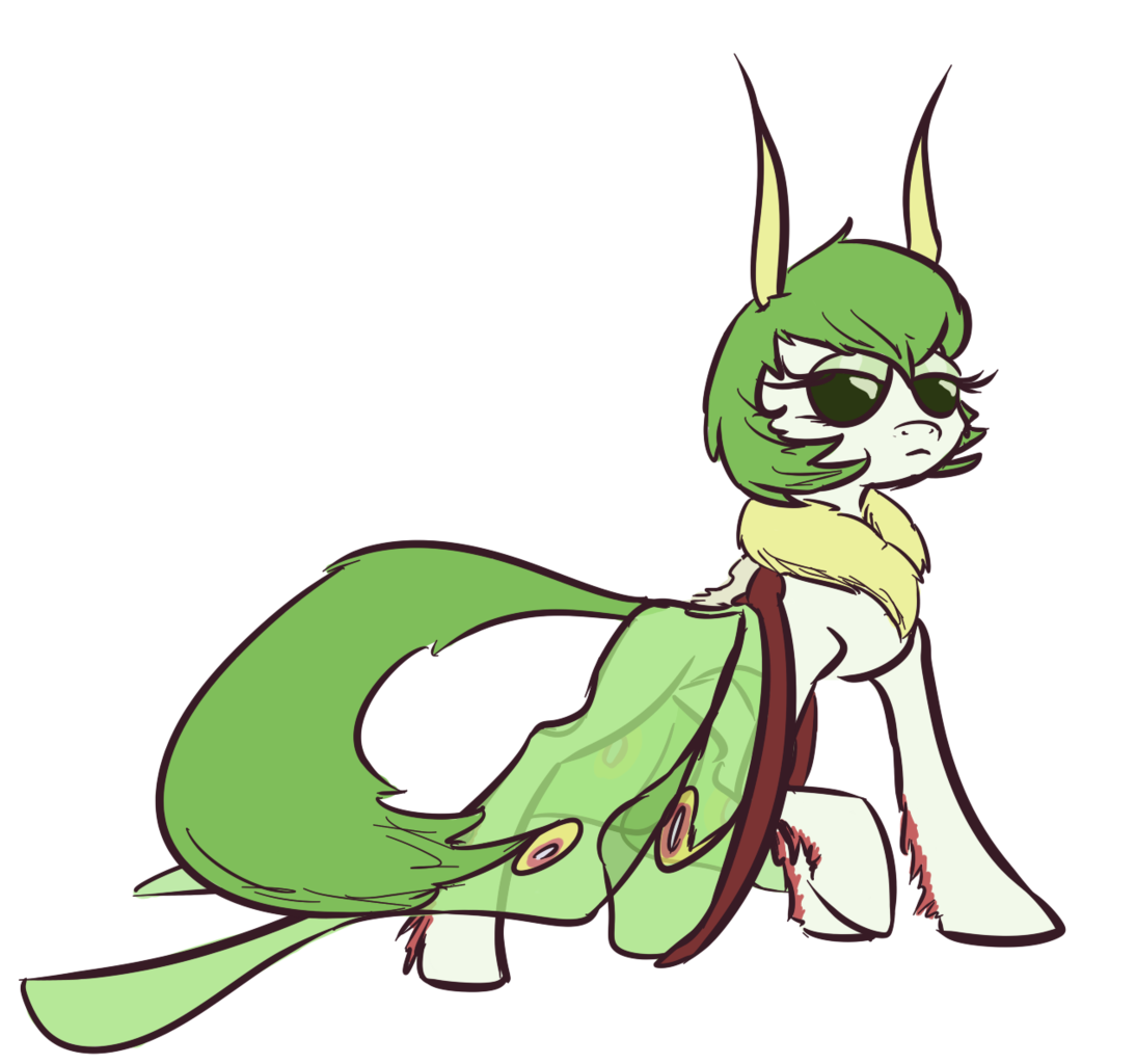 #490978 - safe, artist:nobody, oc, oc only, oc:actias, mothpony ...