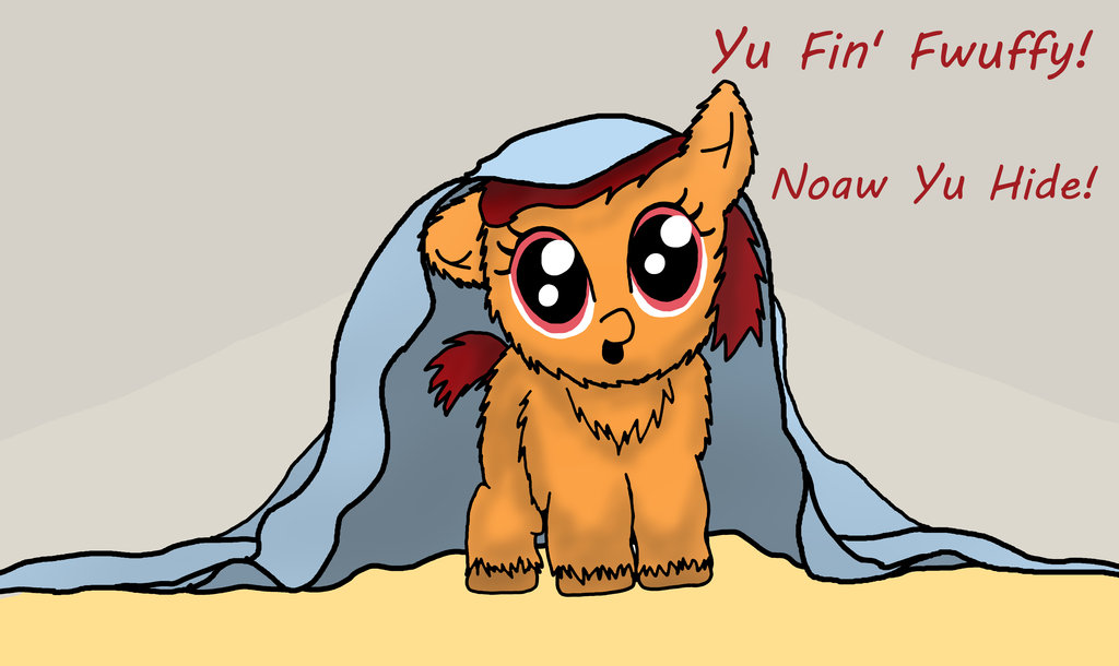 #230624 - safe, artist:inkiepie, fluffy pony, blanket, fluffy pony ...