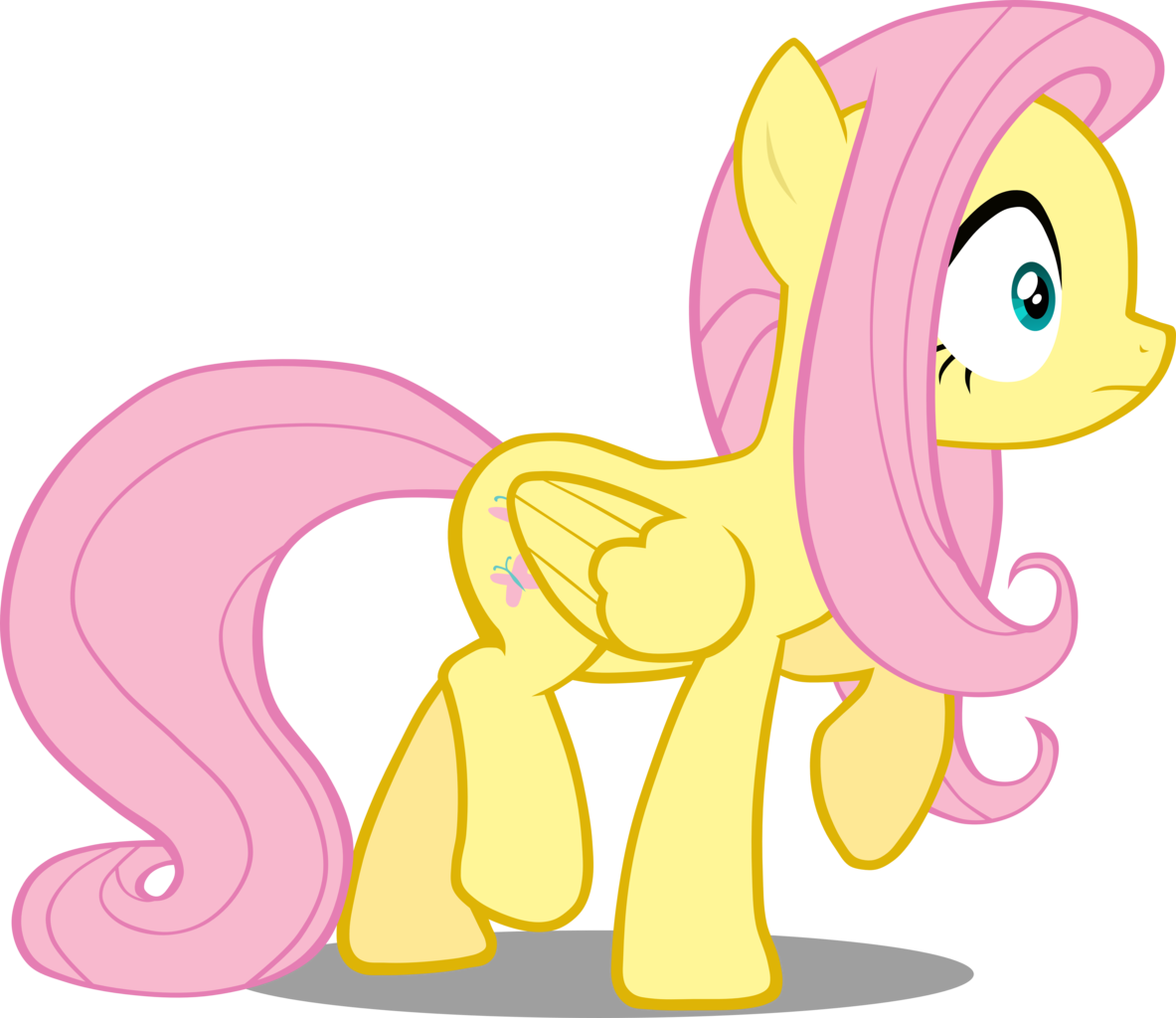 #239175 - safe, artist:sairoch, fluttershy, g4, putting your hoof down ...