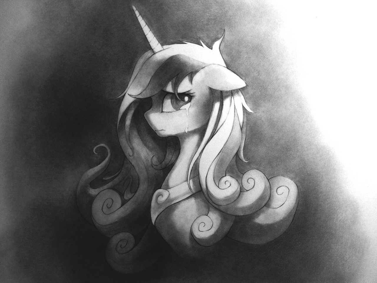 #242321 - safe, artist:murphylaw4me, princess cadance, pony, g4, crying ...