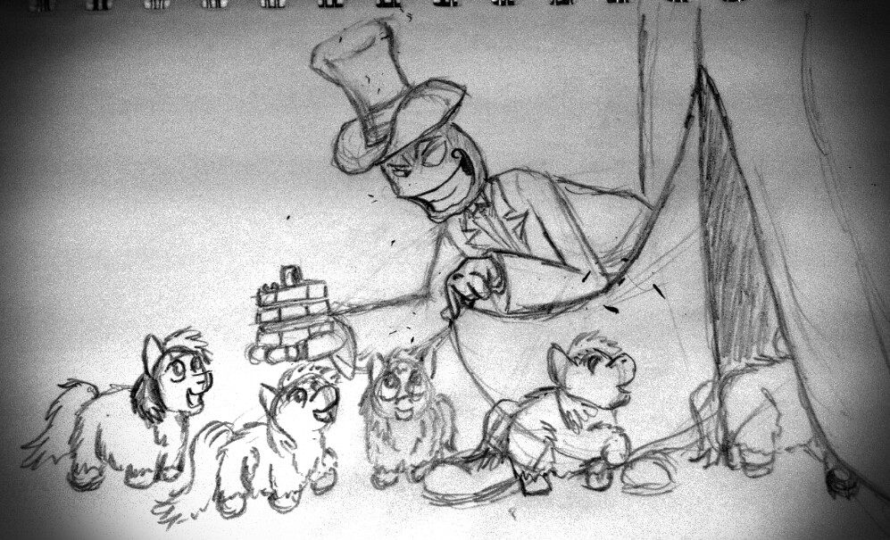 Evil Ringmaster Drawing