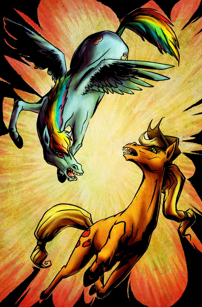 #244385 - safe, artist:ceallach-monster, artist:cowboypunk, applejack ...