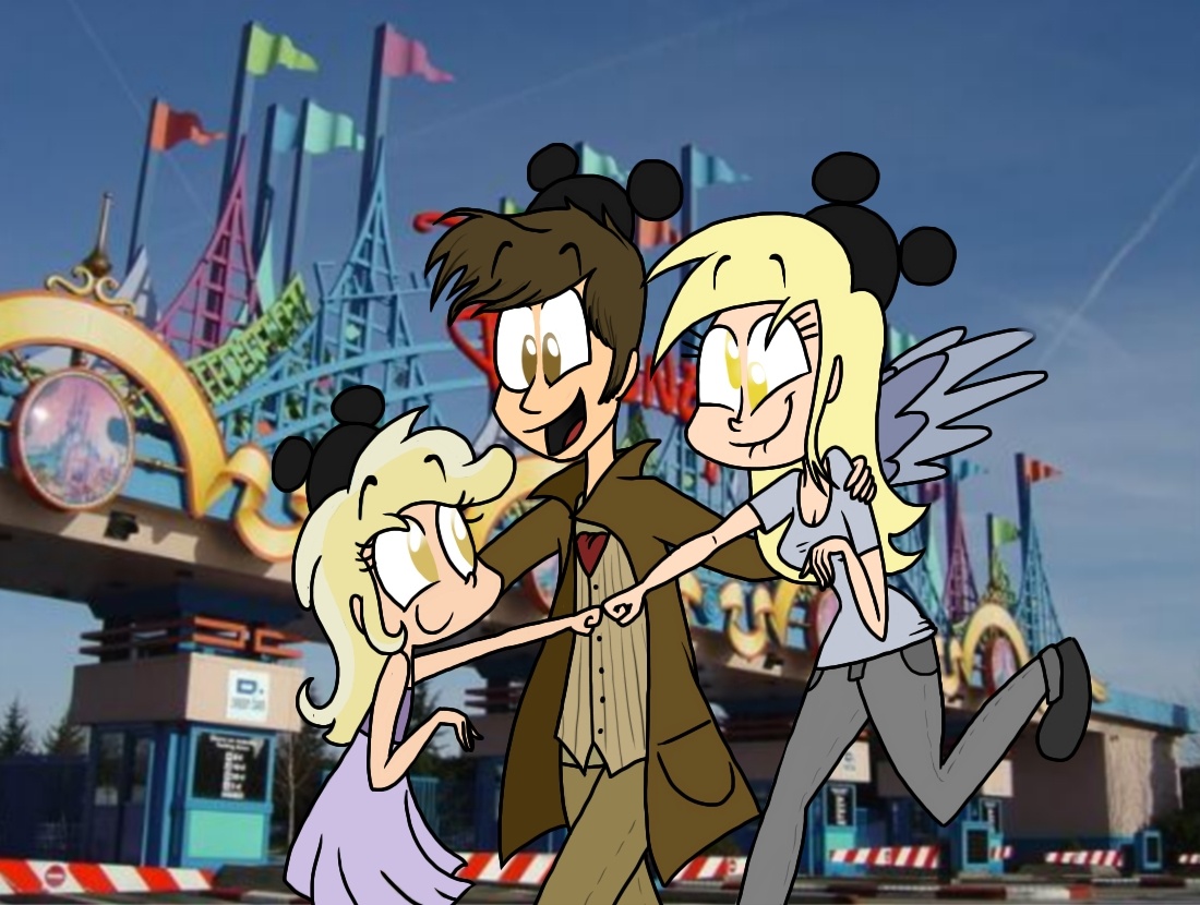 #250938 - safe, artist:mcnuggyy, derpy hooves, dinky hooves, doctor ...