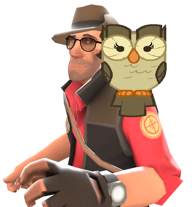 #254610 - safe, edit, owlowiscious, bird, owl, g4, glasses, sniper ...