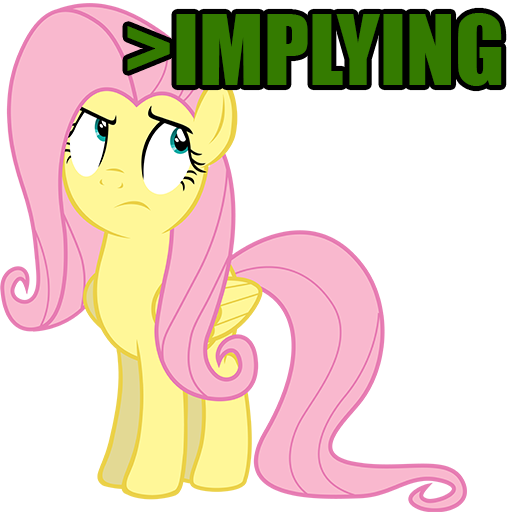 #235526 - safe, fluttershy, pegasus, g4, 4chan, caption, eyeroll ...
