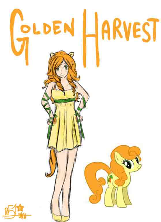 #259004 - safe, artist:ri51danil, carrot top, golden harvest, human, g4 ...