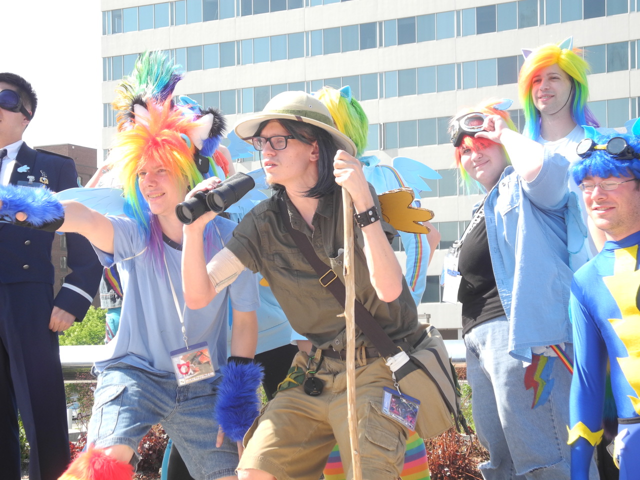 #271522 - safe, daring do, rainbow dash, soarin', human, g4, cosplay ...