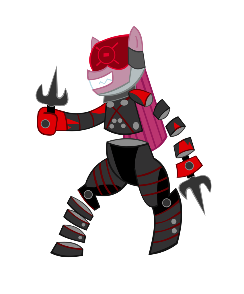 #259785 - safe, artist:jewelsfriend, pinkie pie, cyborg, pony, g4 ...