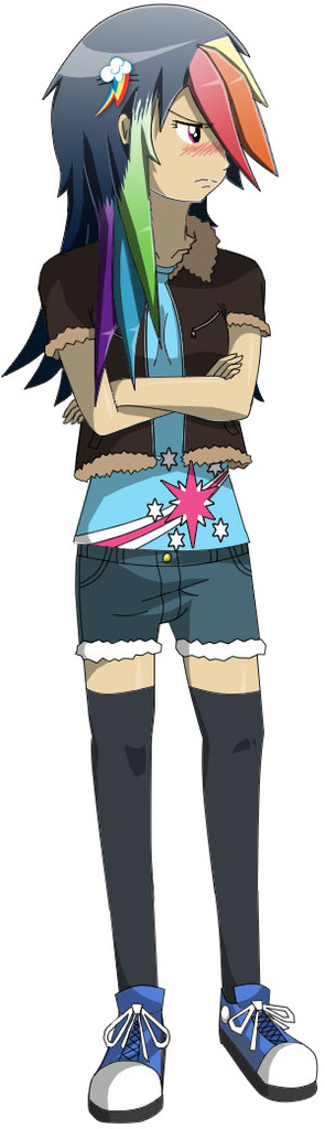 #275329 - safe, artist:xlinkedx, rainbow dash, human, converse ...